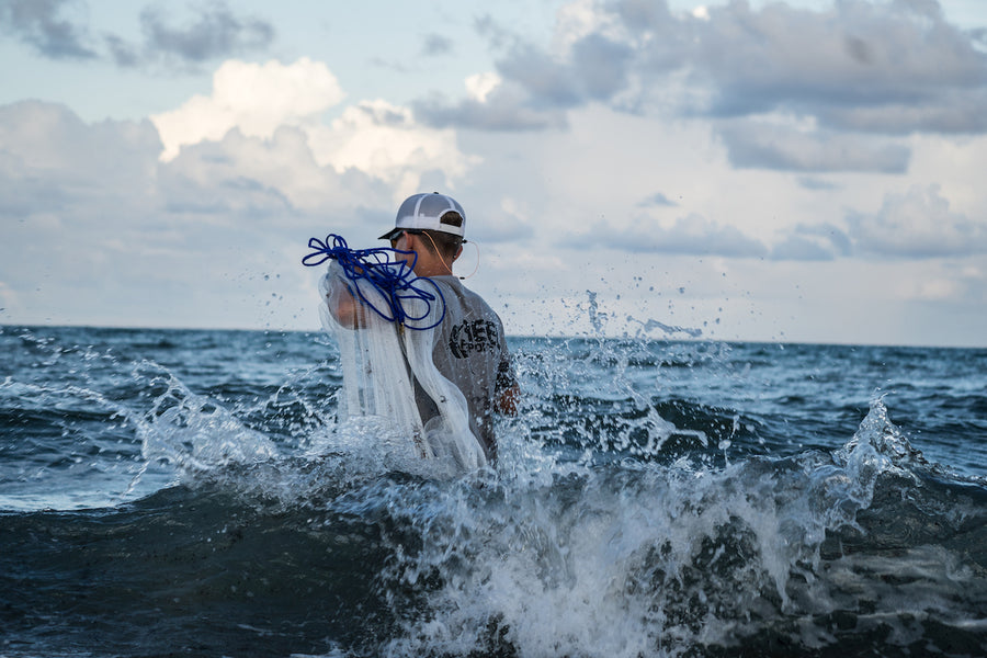 Best Cast Net For Beach, Lakes & Shore Fishing - JUJU Shore Series