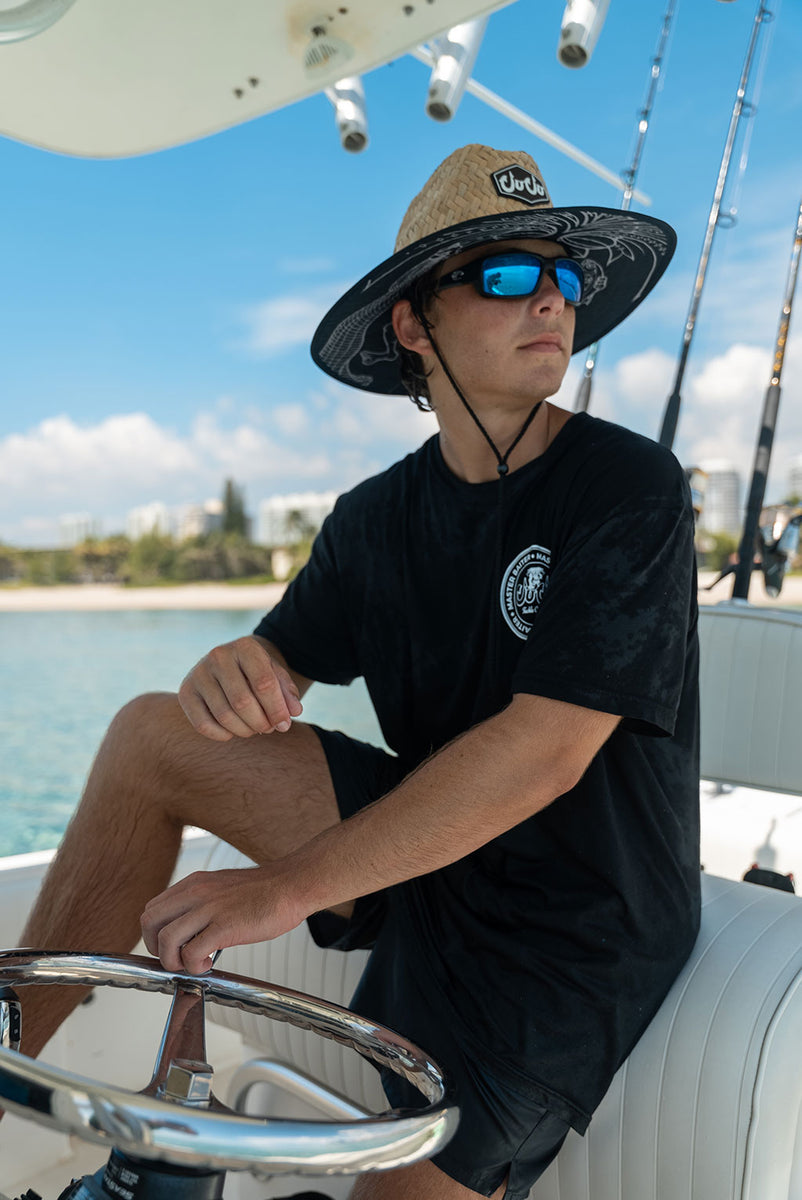 JUJU Angler's Shield ICON Straw Hat – LiveBait.com